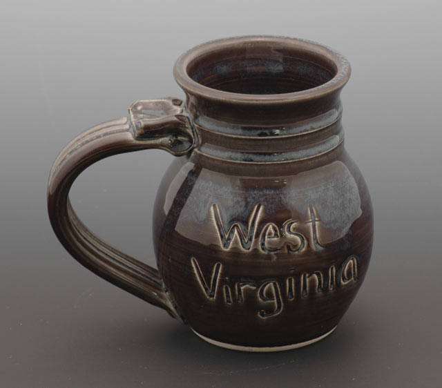 HANDMADE PERSONALIZED WV MUG MUGS COLLECTABLE TRAVEL MUGS STATE ...